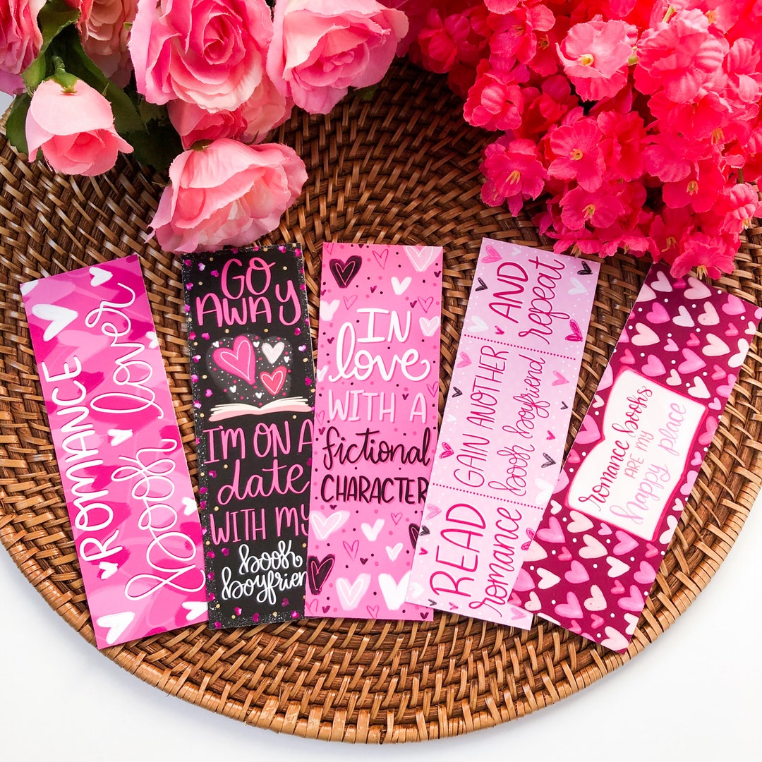 Romance Bookmark Set or Individual Matte Bookmark Cute Bookmark ...