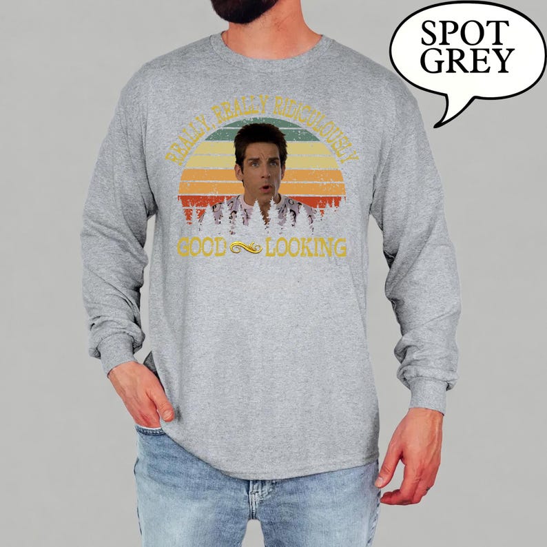 Derek Zoolander "ridiculously Good Looking" Retro Sunset T-shirt - Etsy