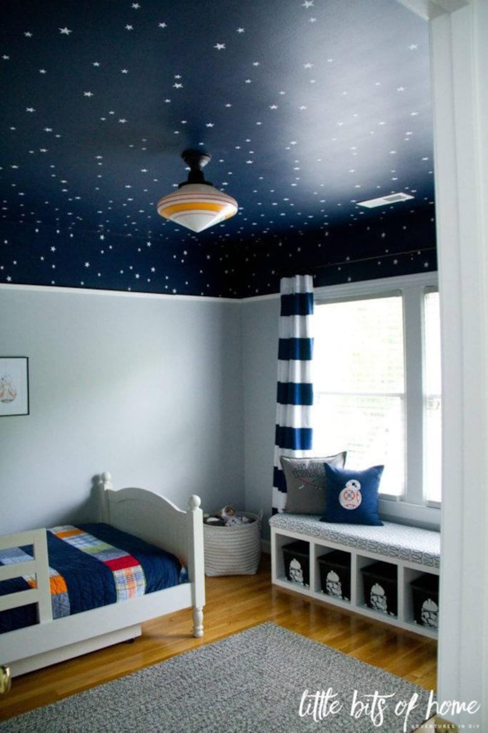 Star Wall Decal Set Kid Wall Decals Ceiling Decals Nursery | Etsy