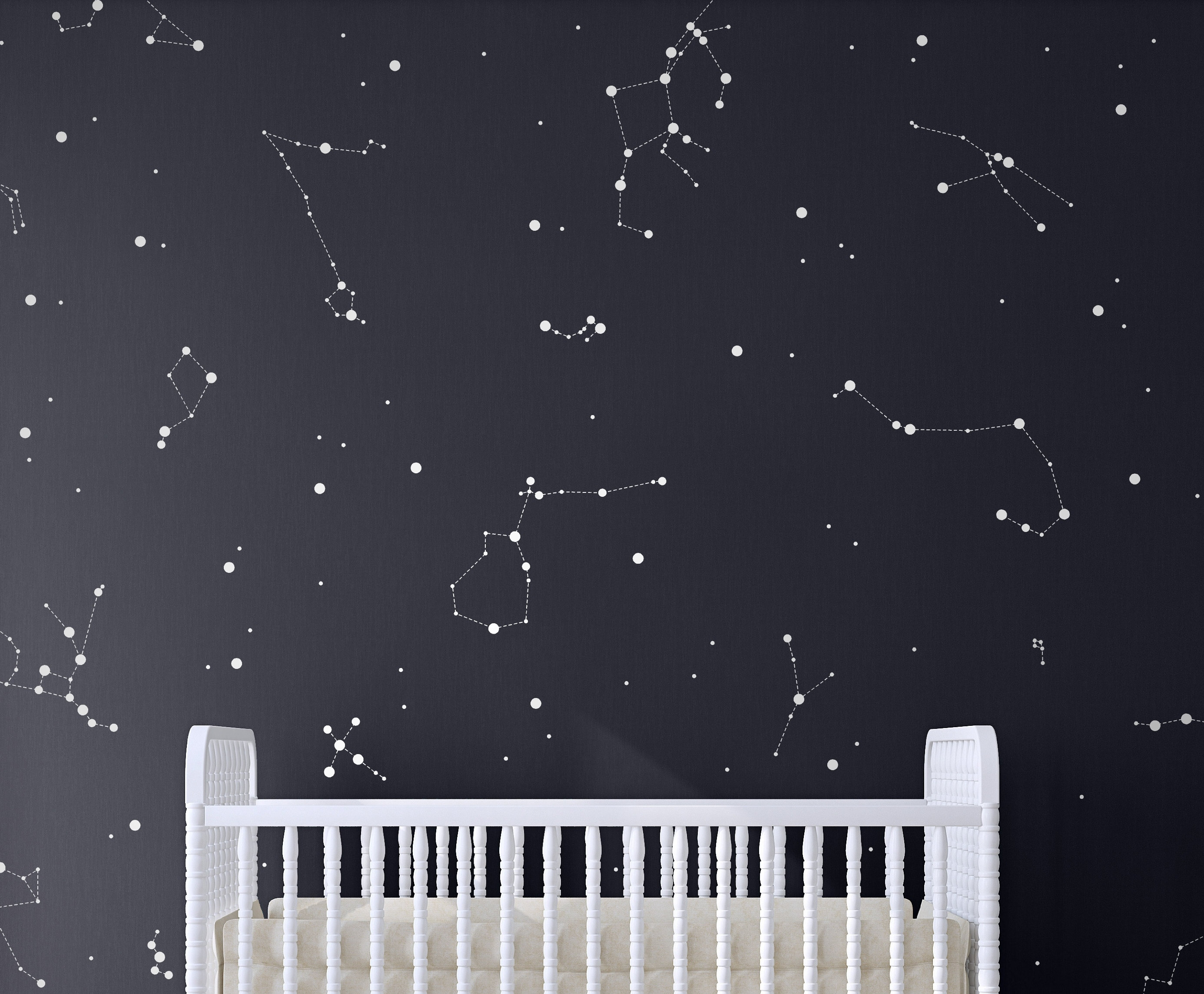 Gold Constellation Decals Celestial Decor Gold Star | Etsy