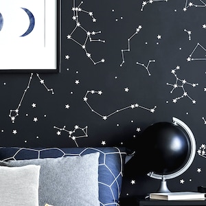 Constellation Stickers, Constellation Decals, Astronomy Wall Art ...