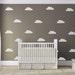 Sticker nuage, stickers muraux nuage or, argent murale stickers nuage ...