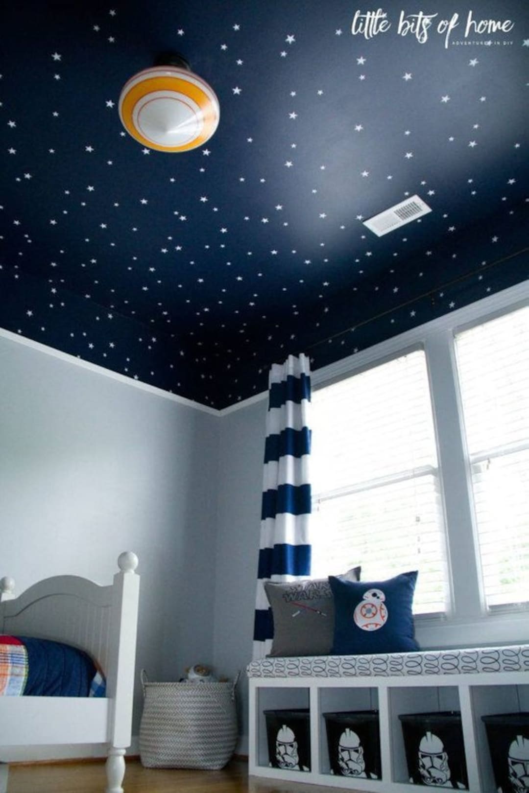 Star Ceiling Decals, Star Wall Decal Set, Baby Boy Nursery Decor - Etsy