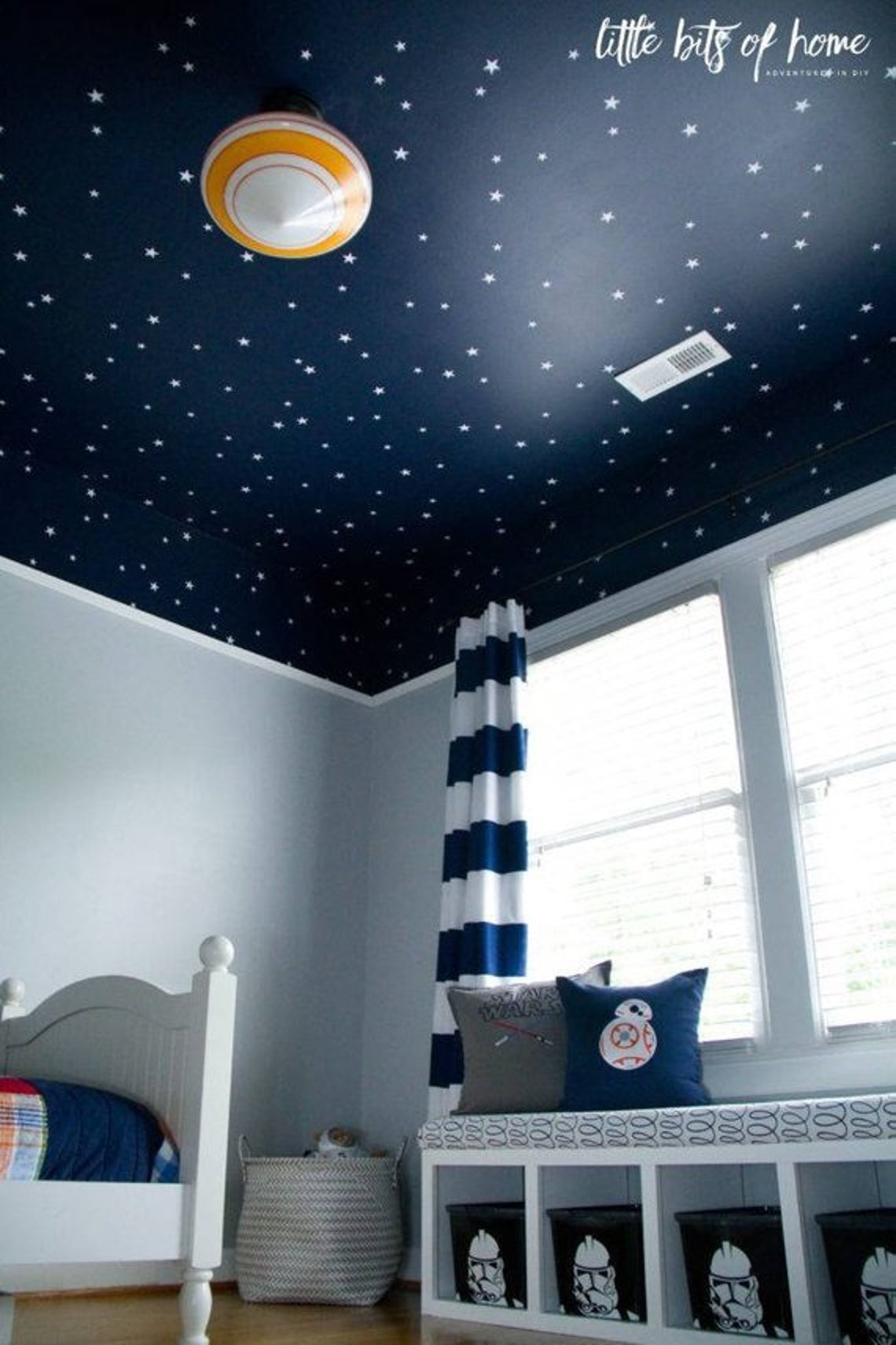 Star Wall Decal Set Kid Wall Decals Ceiling Decals Nursery | Etsy