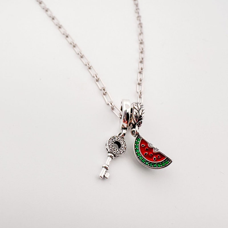 Watermelon Necklace - Etsy