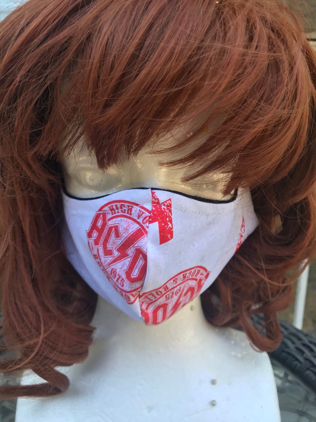 AC/DC Face Mask Adult Size - Etsy