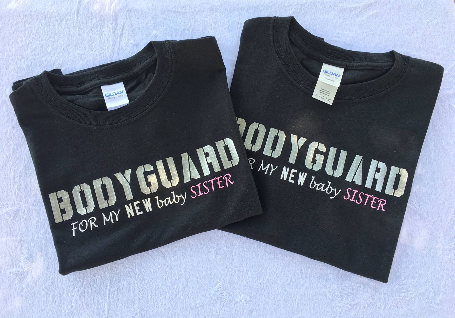 Bodyguard Shirts, Bodyguard for My New Little Sister, Big Brother Shirt ...