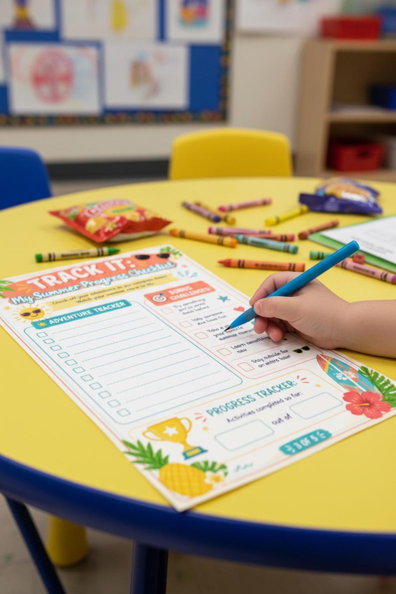 Kids Summer Bucket List Activity Pack Printable, 5 Page Digital ...