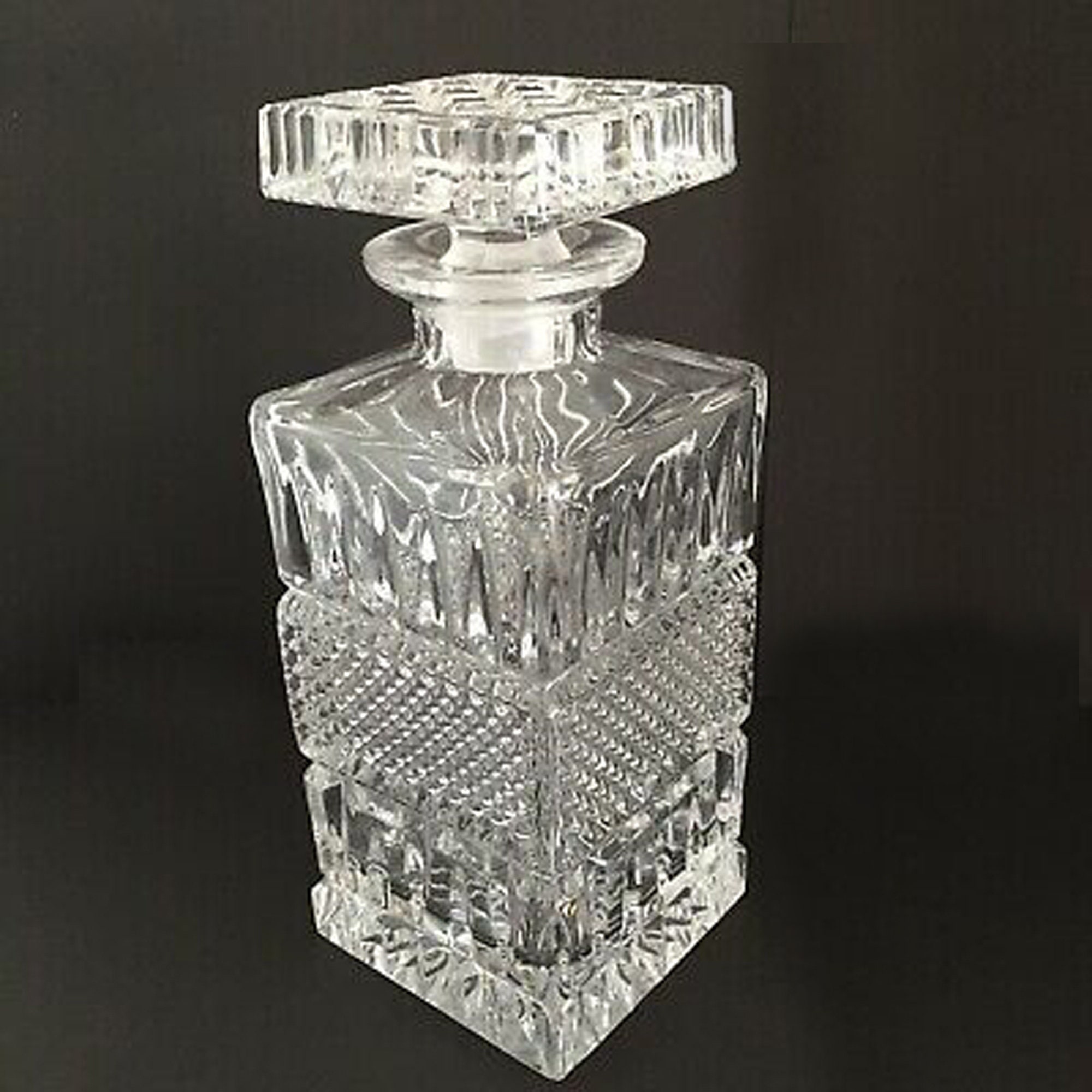 CAPTAIN'S CUT GLASS CRYSTAL DECANTER - munimoro.gob.pe