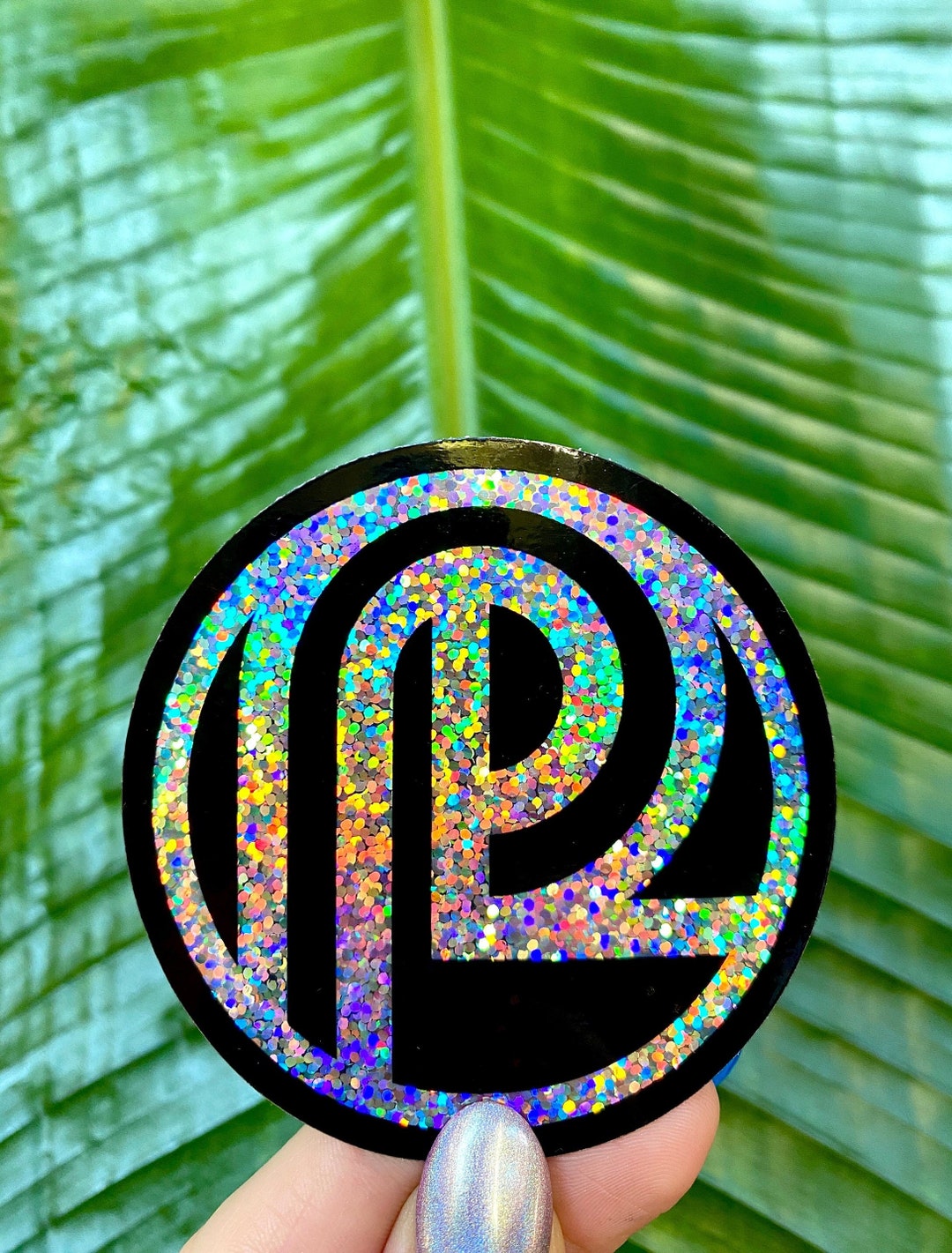 Glittery Pretty Lights Sticker - Etsy