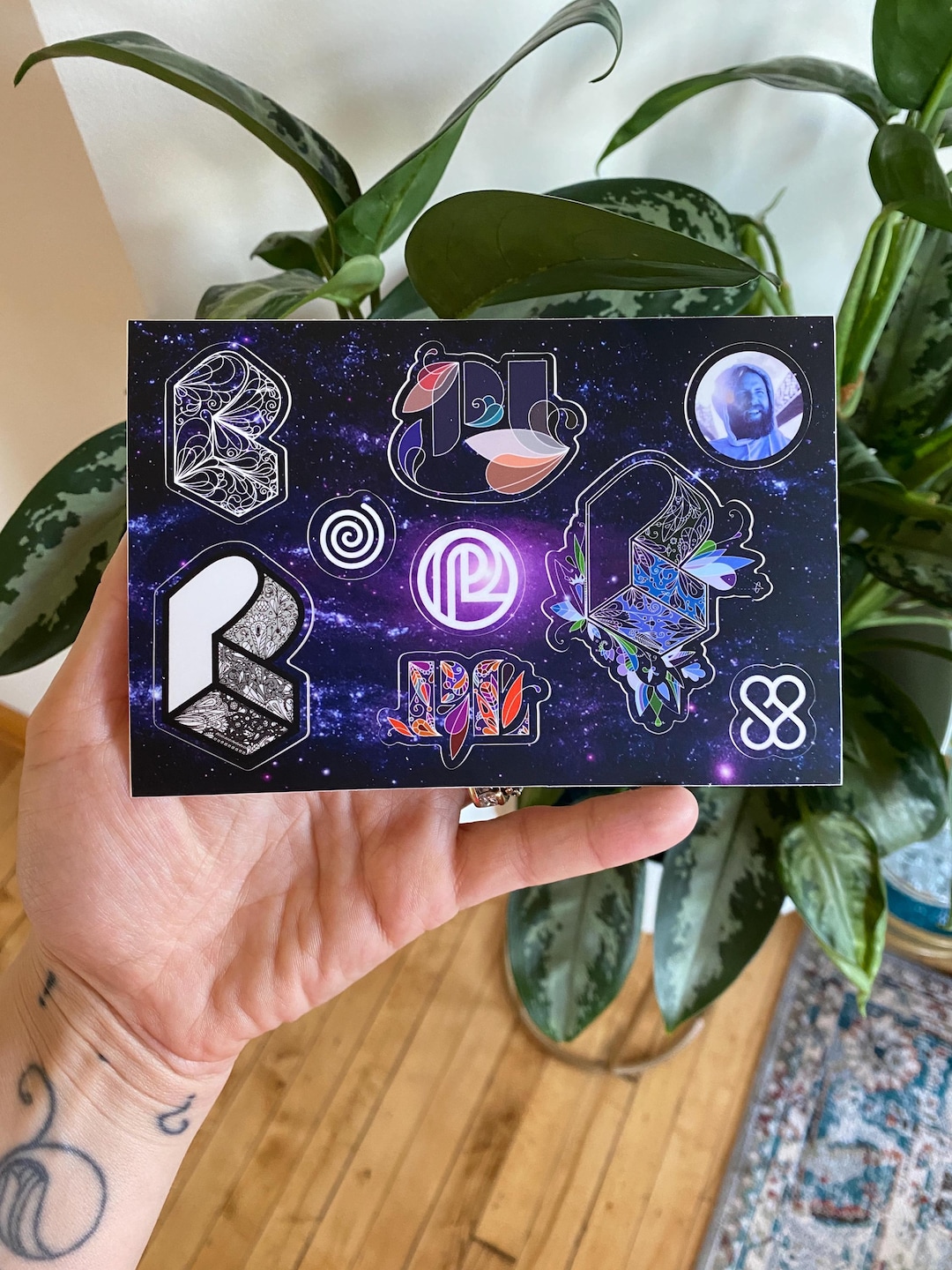 9 Pretty Lights Stickers! (sticker Sheet) - Etsy
