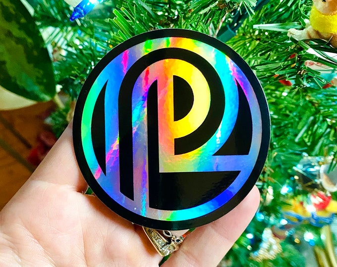 Holographic Pretty Lights Sticker - Etsy