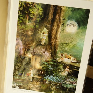 Fairy Art Print Secret of Men-an -tol With Quote. Mounted or Unmounted ...