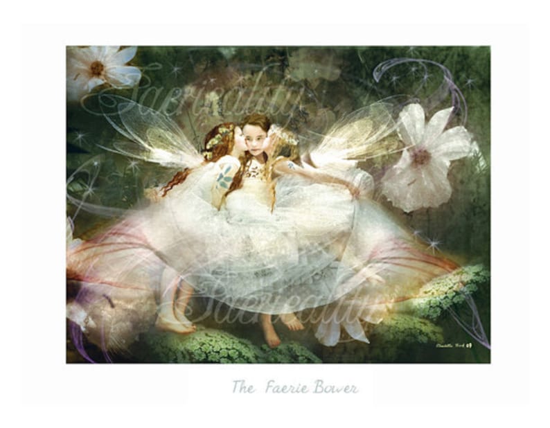 The Fairy Bower .. Fairy gift Print Mounted or unmounted or | Etsy