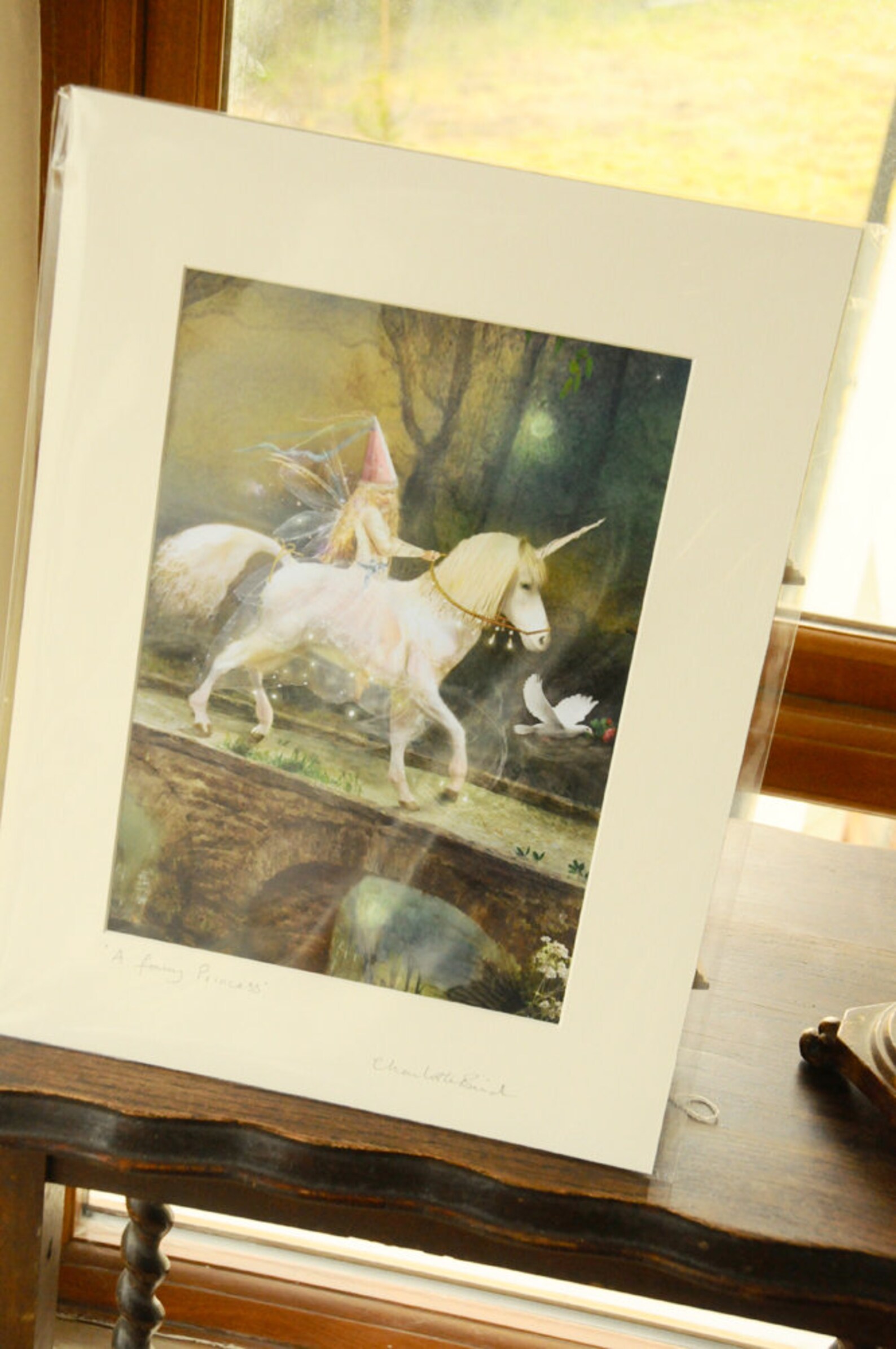 Fairy Art Print Secret of Men-an -tol With Quote. Mounted or Unmounted ...