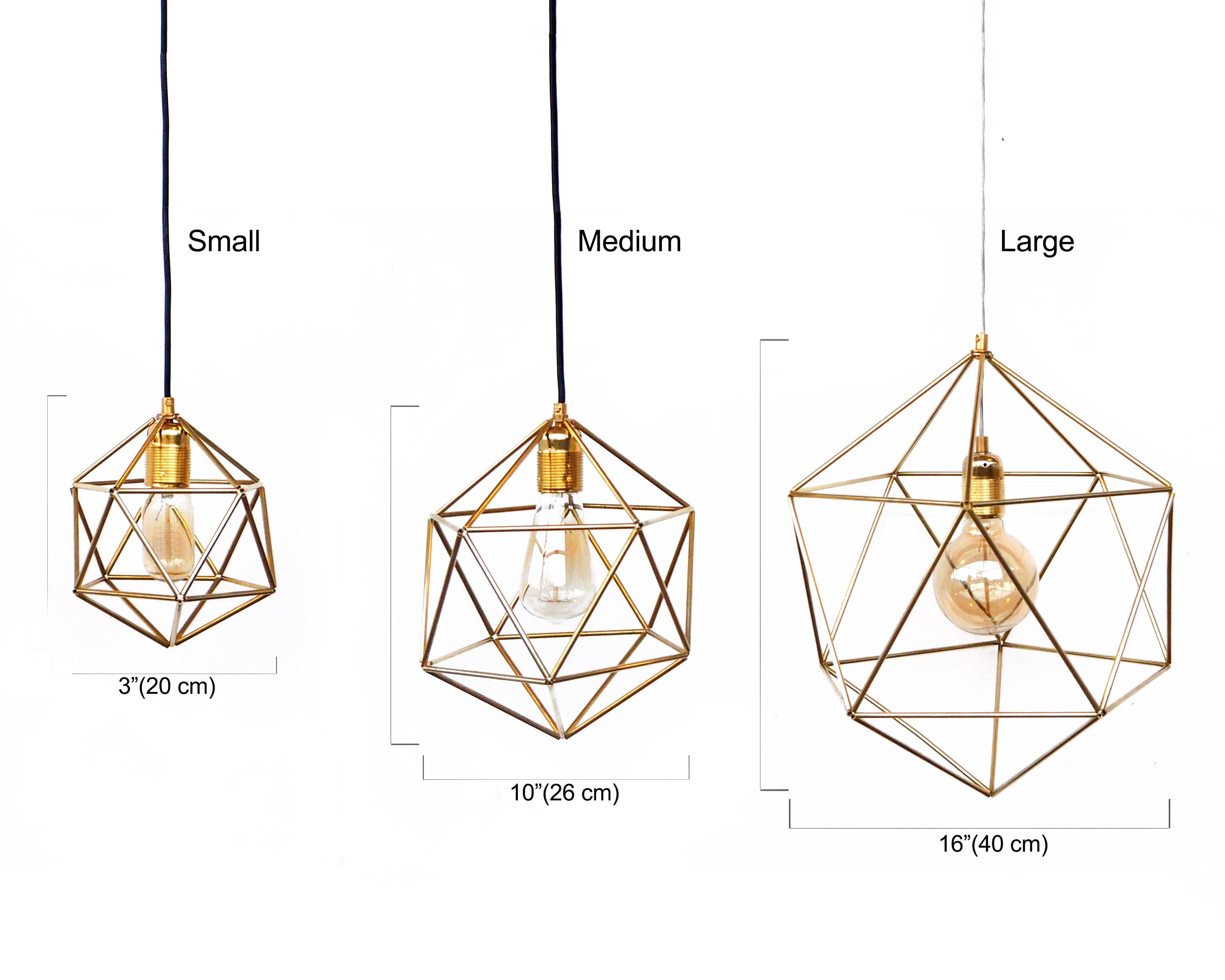 Modern Geometric Chandelier Lighting | Etsy