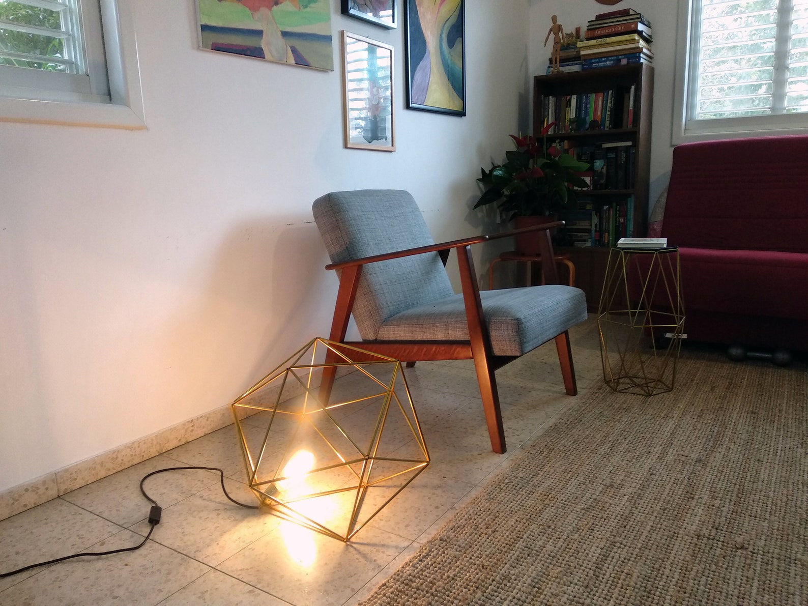 Modern Geometric Chandelier Lighting - Etsy