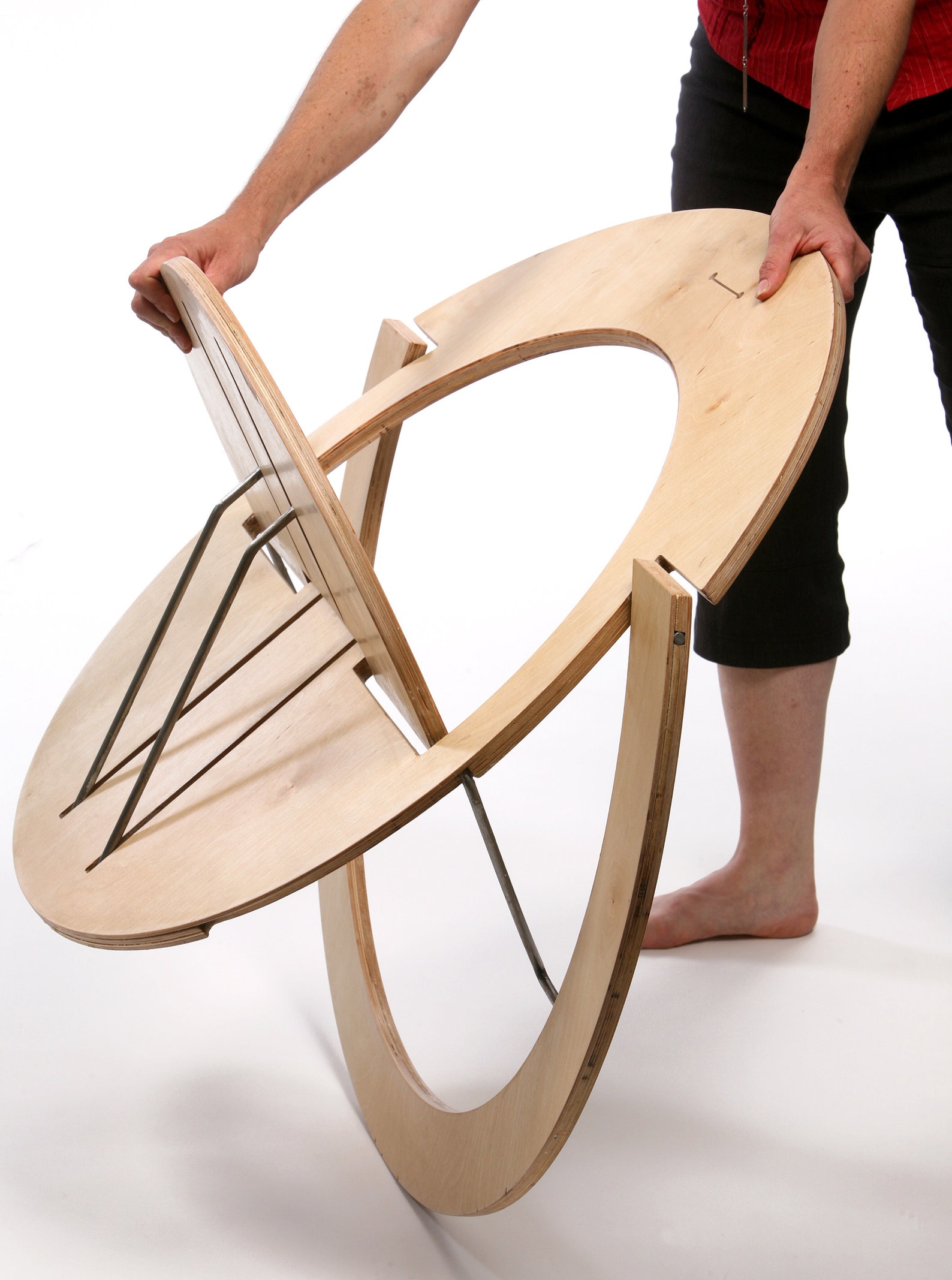Modern Wooden Rocking Chair - Wall Storage Folding Chair Wood - Etsy UK