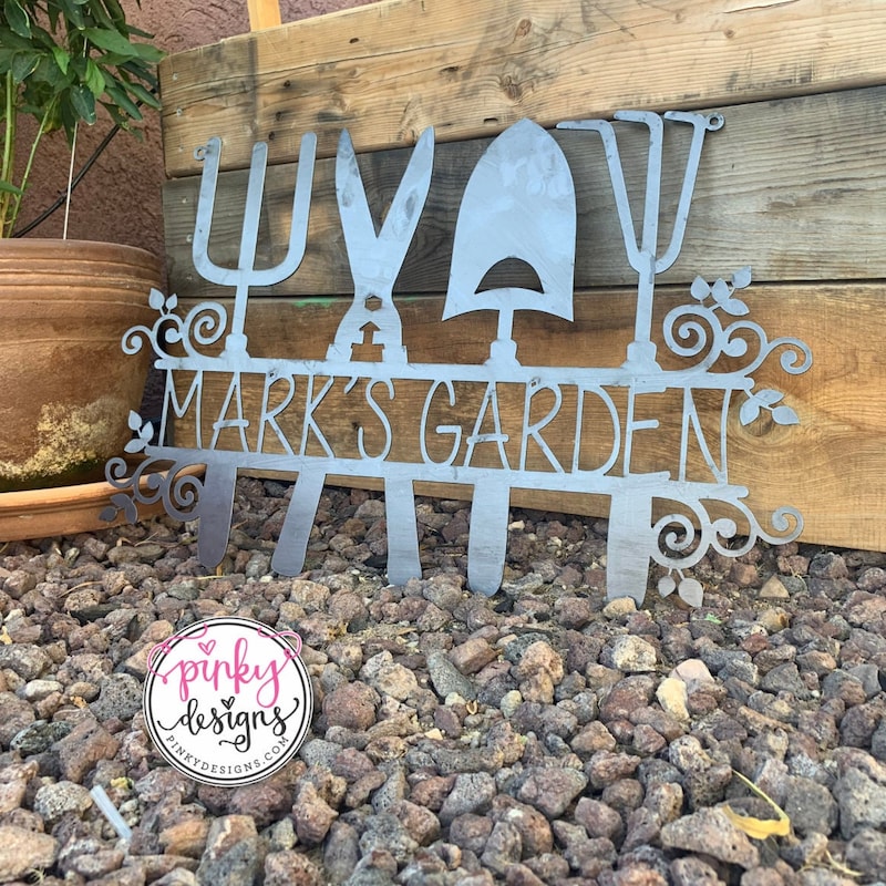 Personalized Garden Signs - Etsy