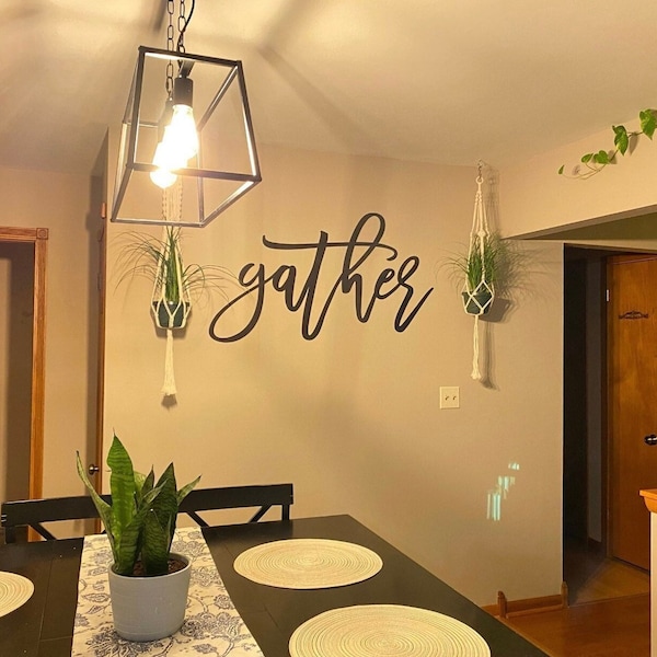 Gather Sign - Etsy