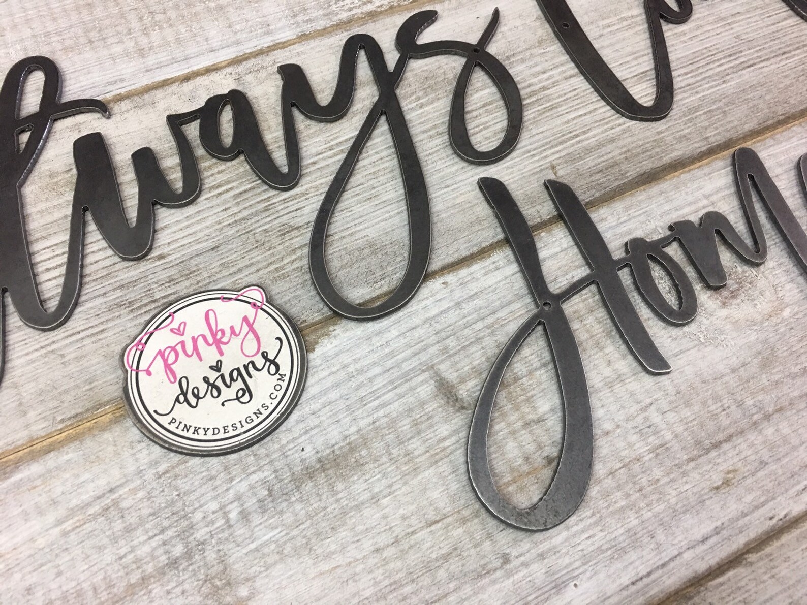 Always Come Home Metal Words Gallery Wall Decor Always - Etsy