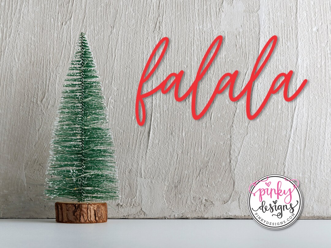 Falala Metal Word Sign Metal Christmas Sign Holiday Decor - Etsy