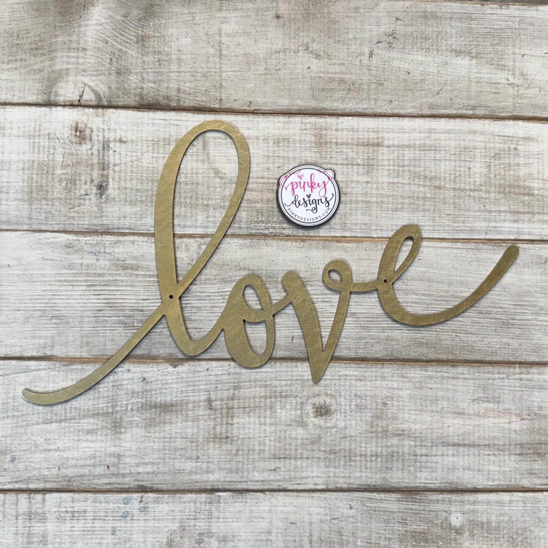 Love Metal Sign - Etsy