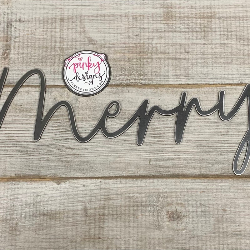 Merry Christmas Word Art - Etsy