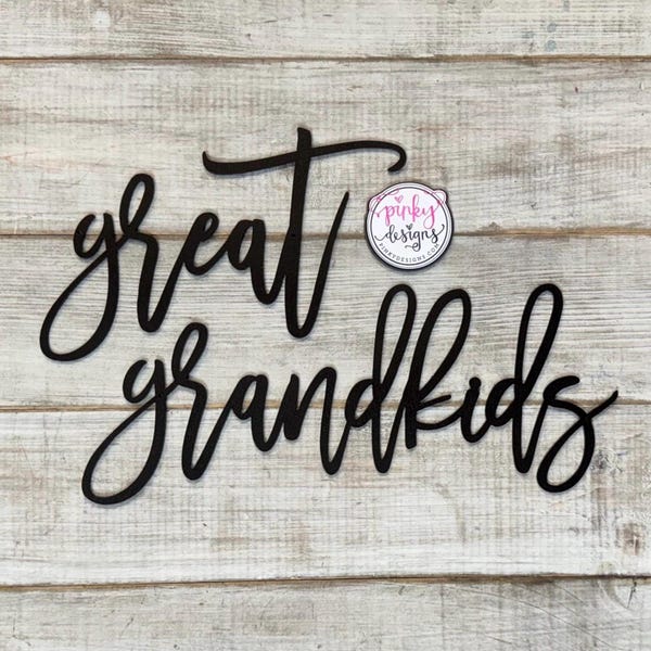 Great Grandkids Sign - Etsy