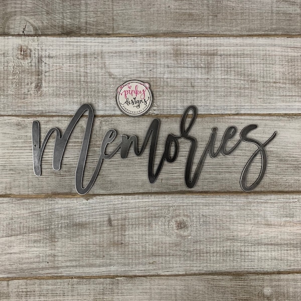 Memories Word Art - Etsy