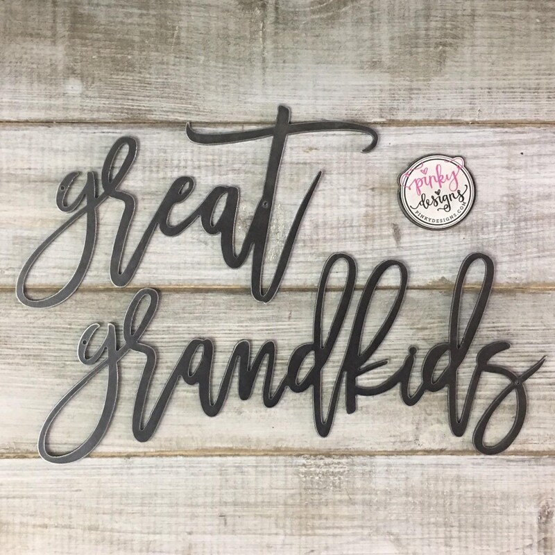 Great Grandkids Sign - Etsy