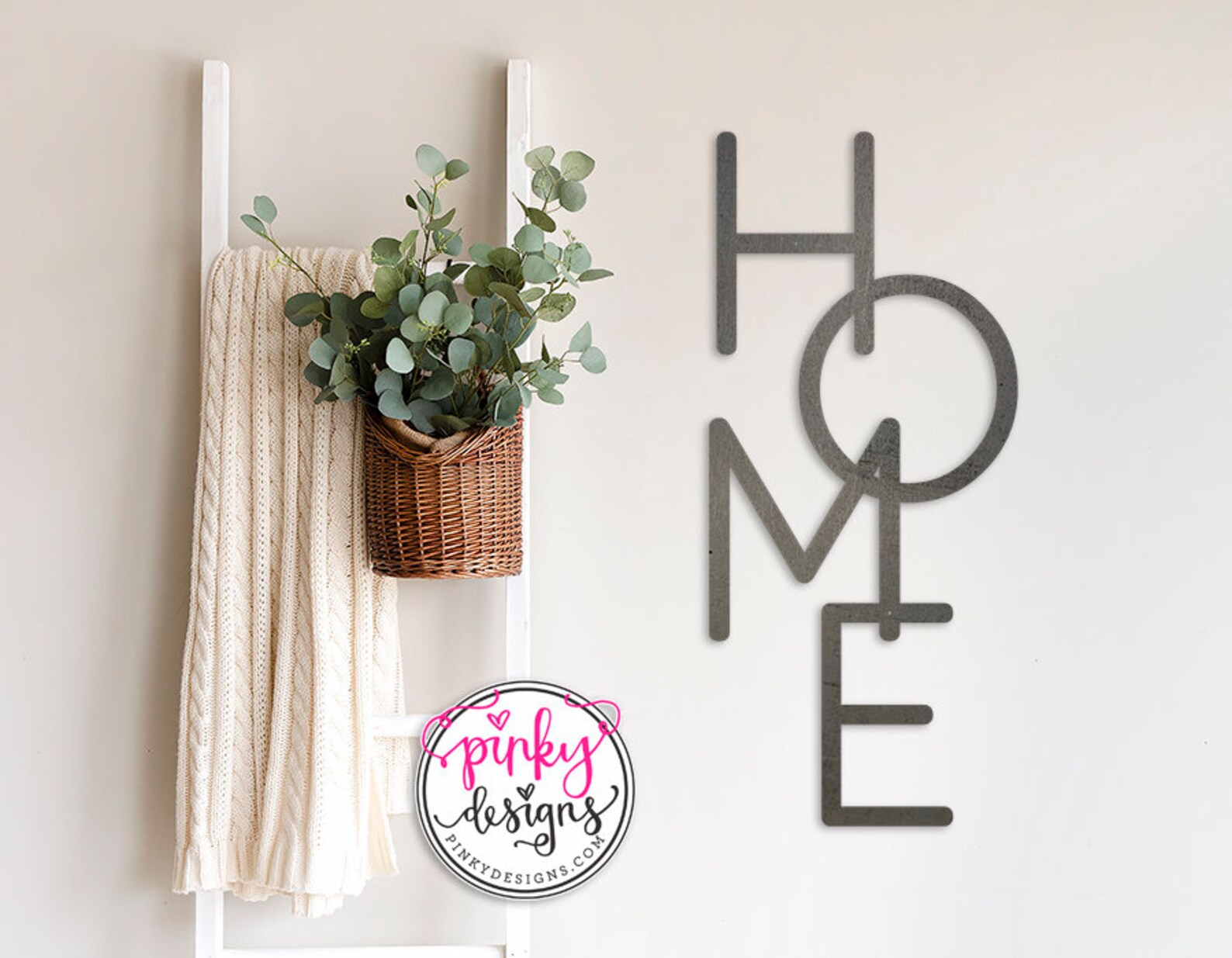 Vertical Home Sign Metal Home Sign Entryway Wall Decor - Etsy