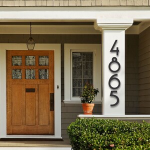 12 Inch Mid Century Metal House Numbers and Letters | Etsy UK