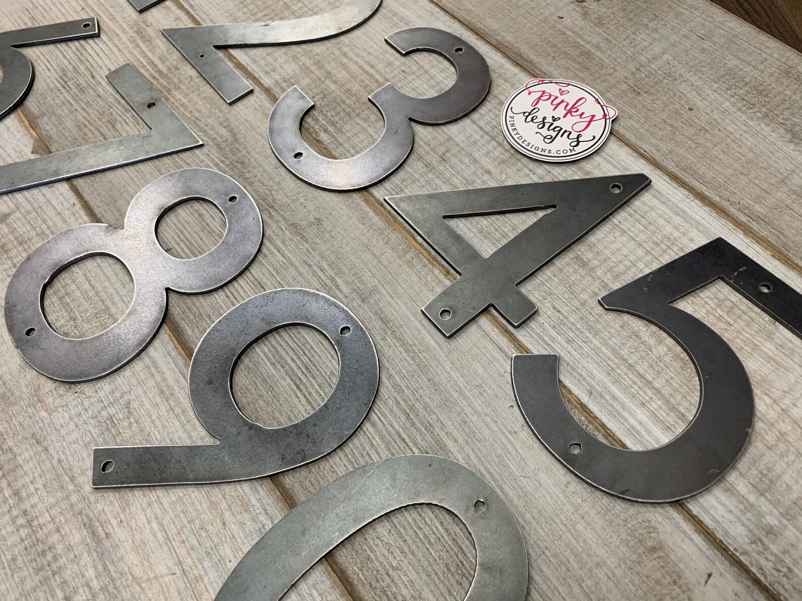 Modern Metal House Numbers & Letters Individual House - Etsy