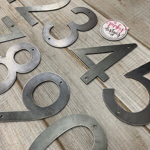 Modern Metal House Numbers & Letters Individual House Numbers Modern ...