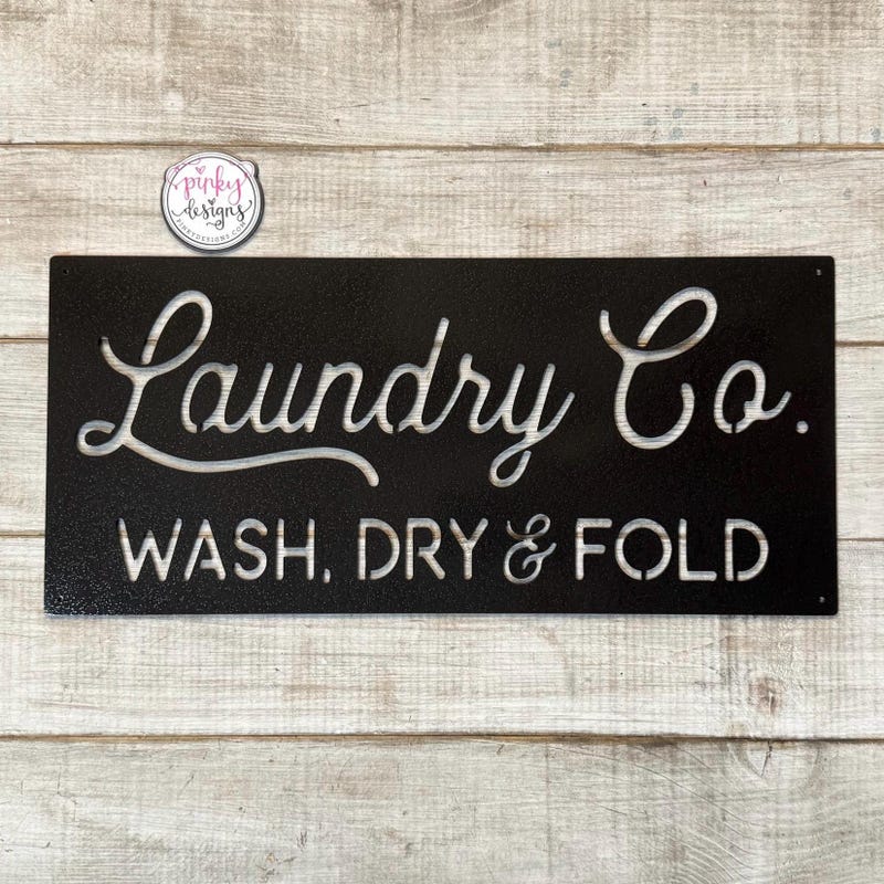 Laundry Co Sign - Etsy
