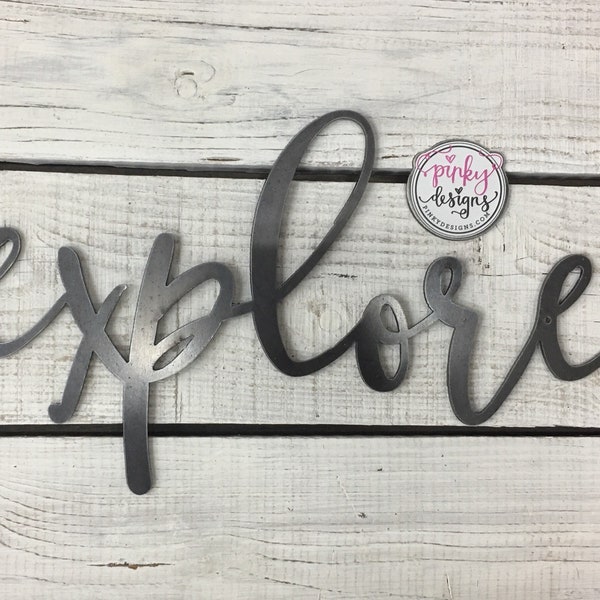 Explore Sign - Etsy
