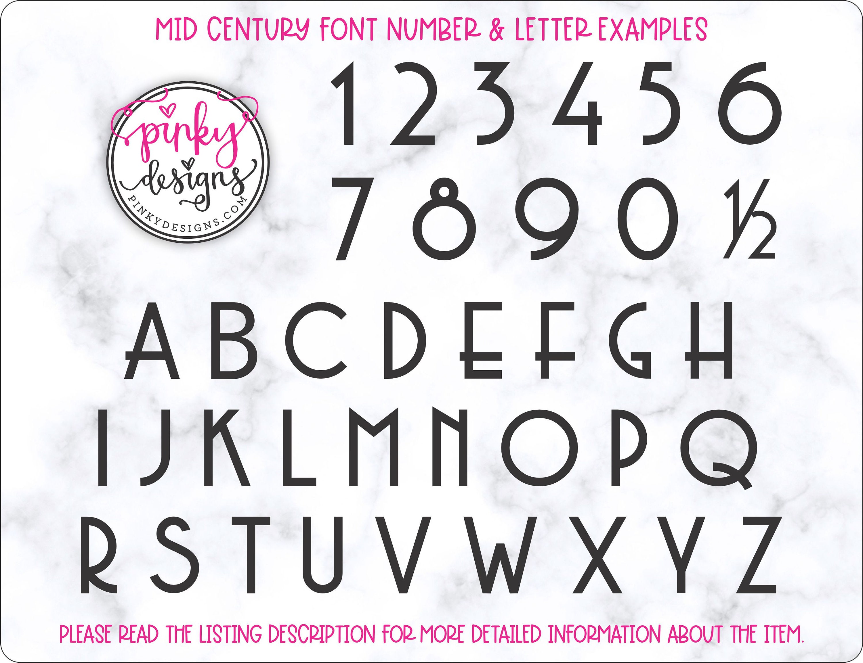 Century Font Numbers