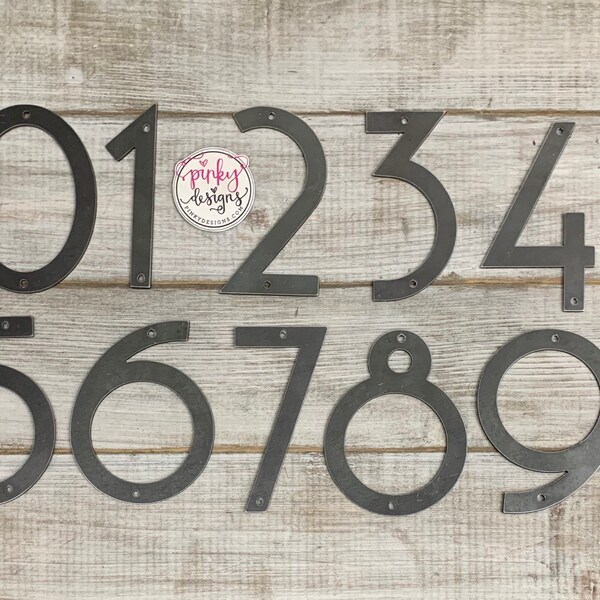 Copper House Numbers - Etsy