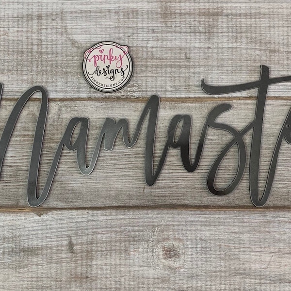 Namaste Sign - Etsy