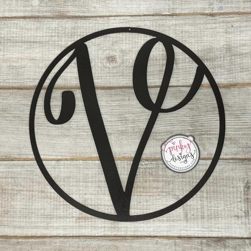 Swirl Monogram - Etsy