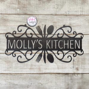 Custom Metal Kitchen Sign | Kitchen Decor | Kitchen Wall Art | Mimi's ...