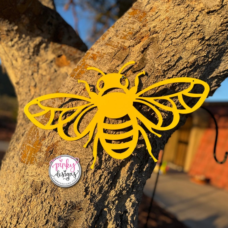 Metal Bee Sign - Etsy
