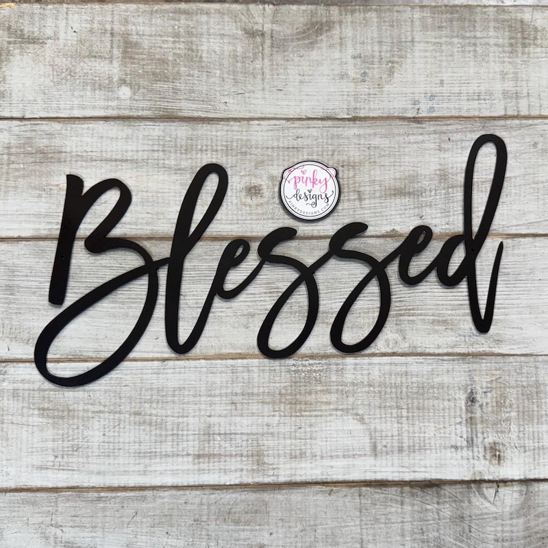 Blessed Sign - Etsy