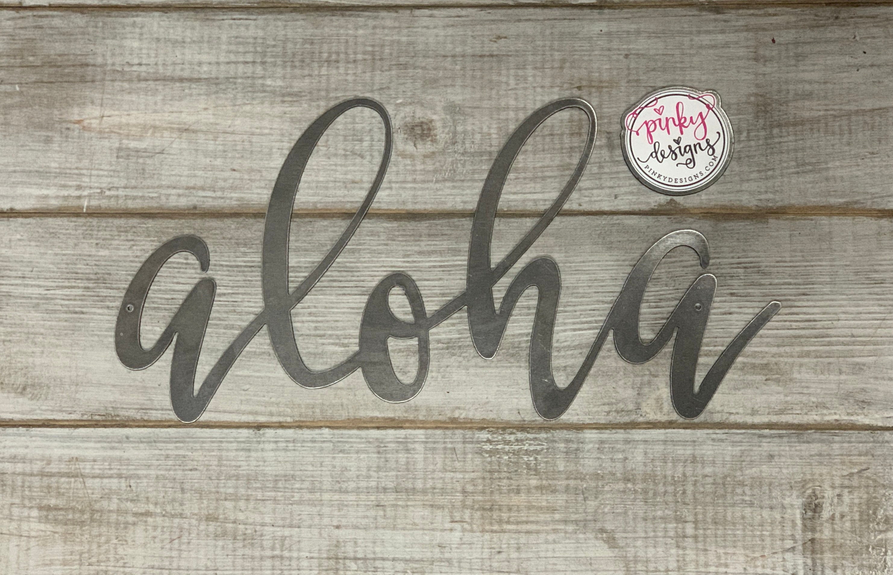 Aloha Word Art