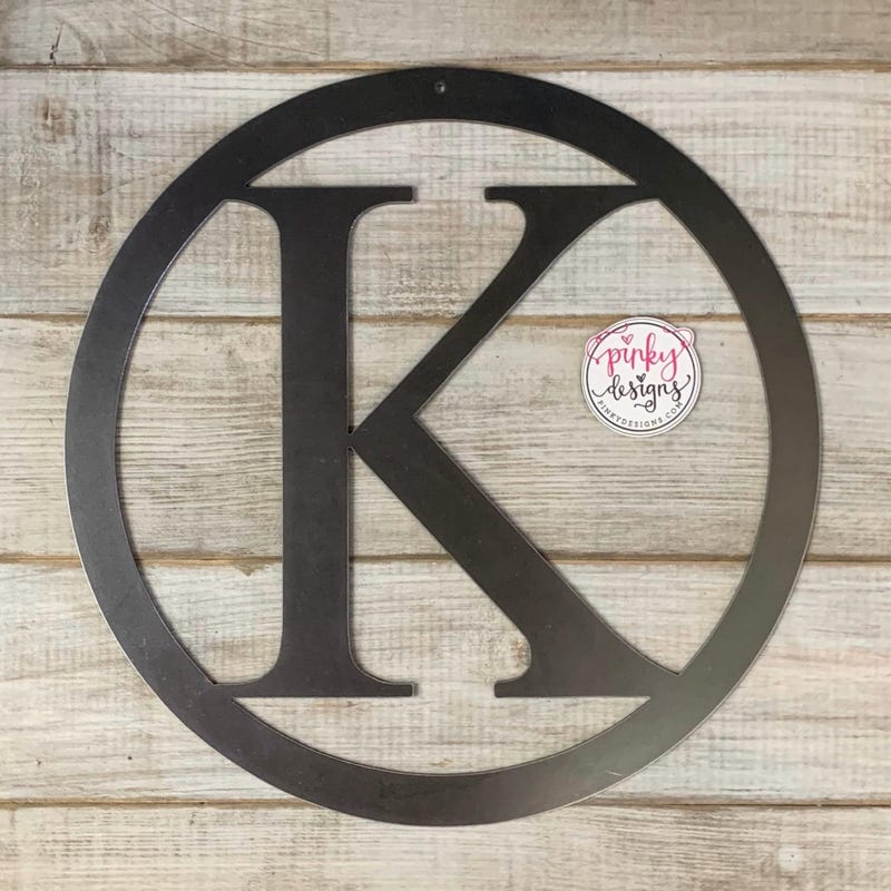 Metal M Sign - Etsy