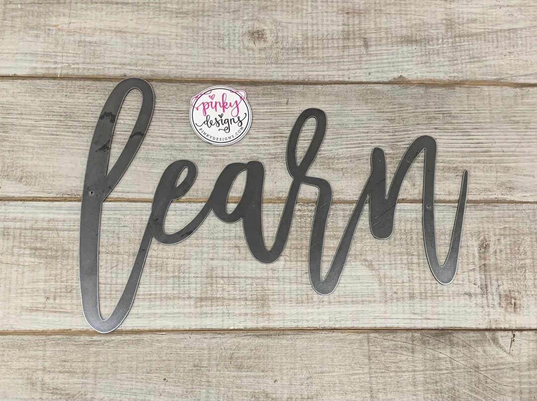 Learn Metal Word | School Sign | Homeschool Sign | Classroom Decor ...