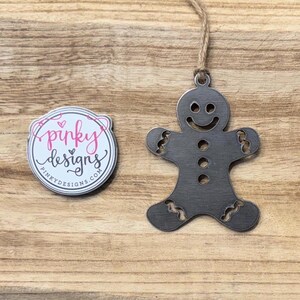 Gingerbread Man Ornament | Metal Ornament | Christmas Ornament ...