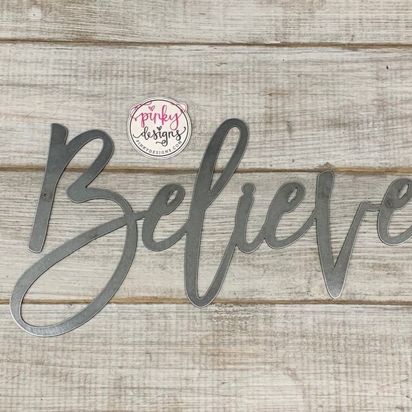 Believe Sign - Etsy