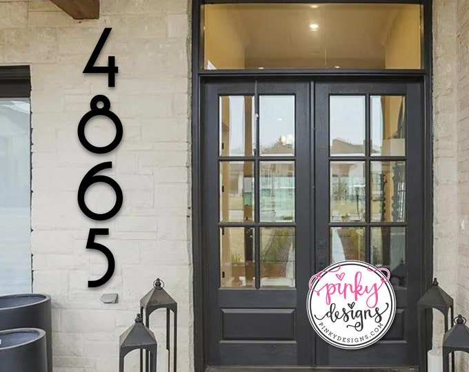 Large Mid Century Cursive House Numbers - Etsy Canada